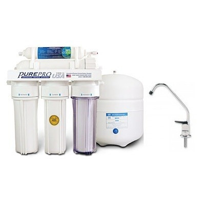 PurePro EC105 RO víztisztító nyomógombos csappal (FC108). Szűrők: F-SZETT, membrán: TLC50 ...