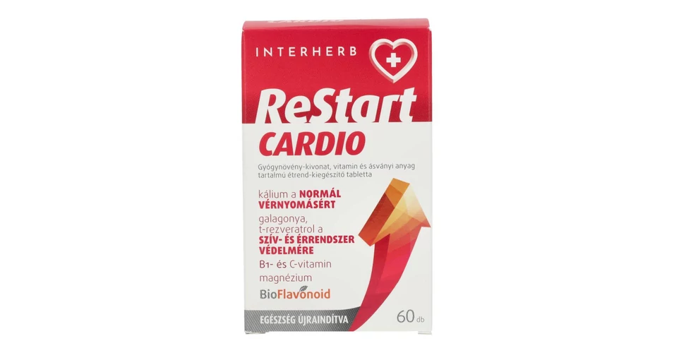 INTERHERB RESTART CARDIO TABLETTA - Fürdőszobamarket Webáruház